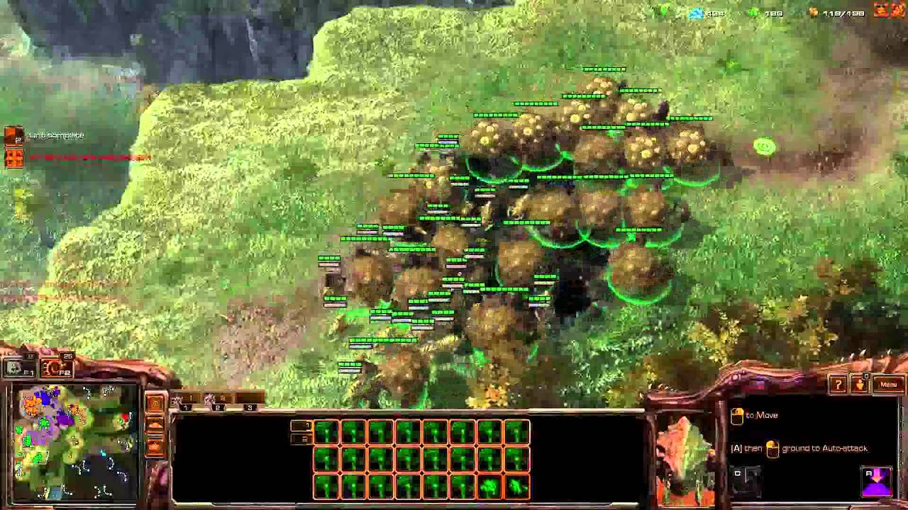 Starcraft 2 swarm hosts game - YouTube