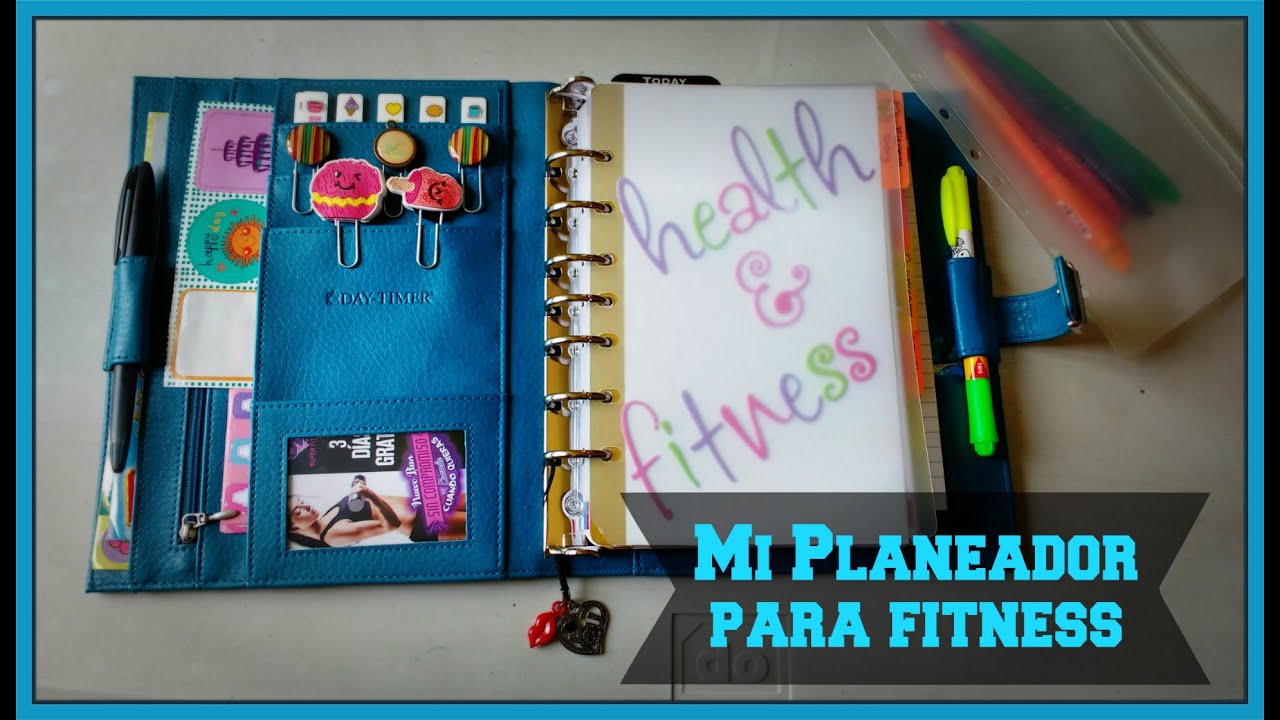Mi planeador para fitness / My fitness planner with printable free ...