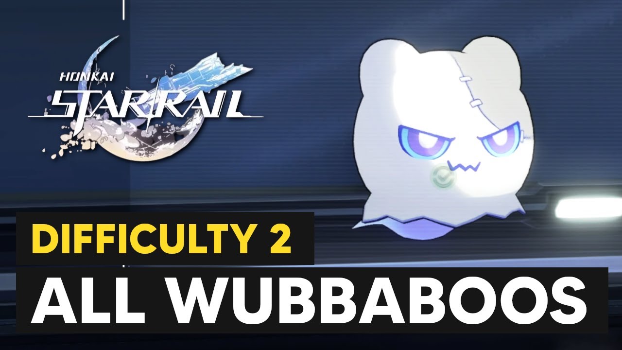 Difficulty 2 - All Wubbaboos Locations - Honkai Star Rail - YouTube