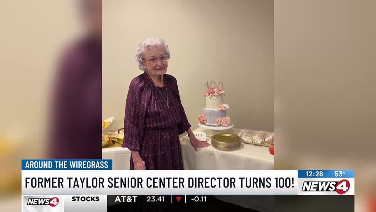 Former Taylor Senior Center director turns 100 - YouTube