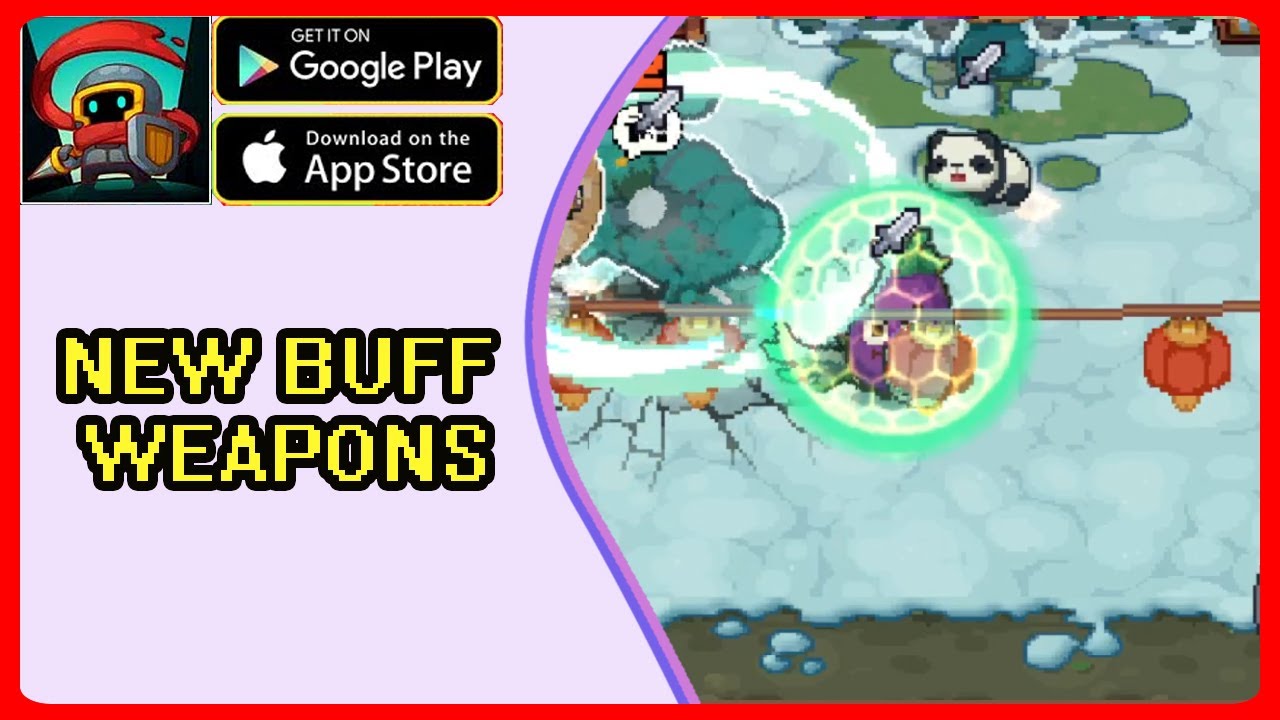 Soul Knight Prequel New Buff Weapons In Season 1 - YouTube