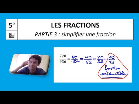 5è / N3-3 / FRACTIONS / Simplifier une fraction - YouTube