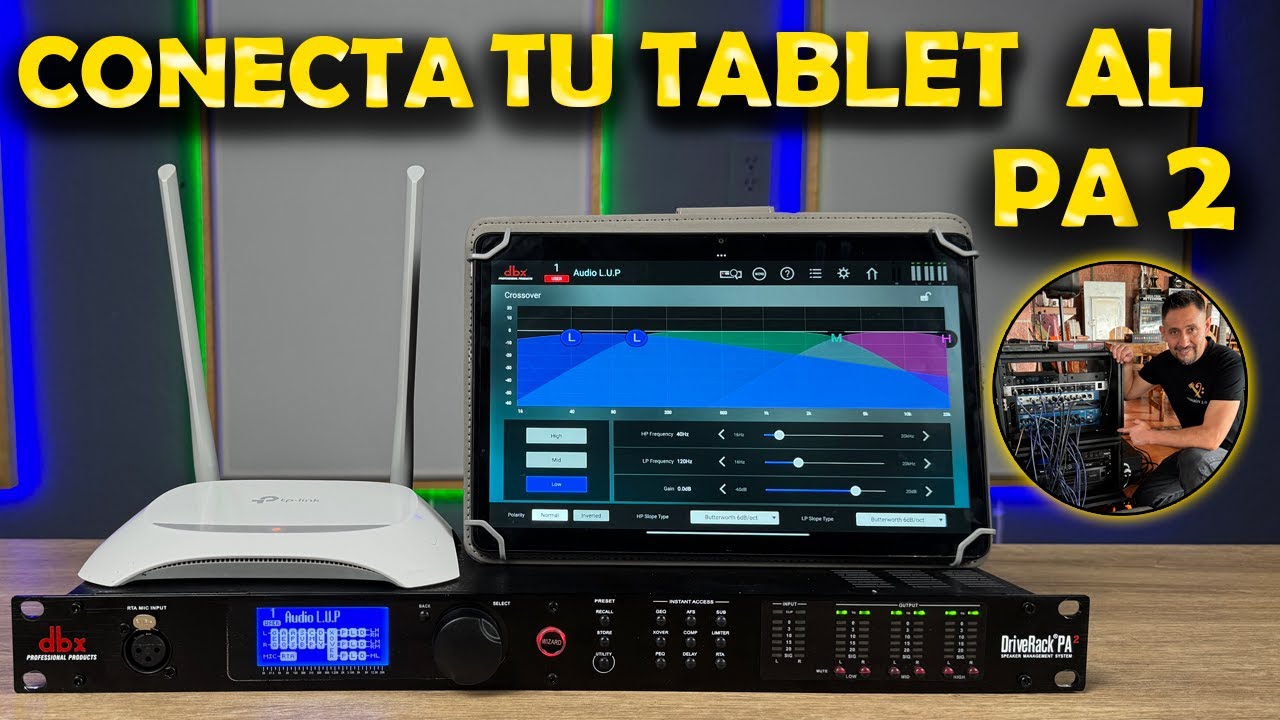 Como Conectar Drive Rack PA2 A Tablet, Celulares Y Laptop Por Wi-Fi ...
