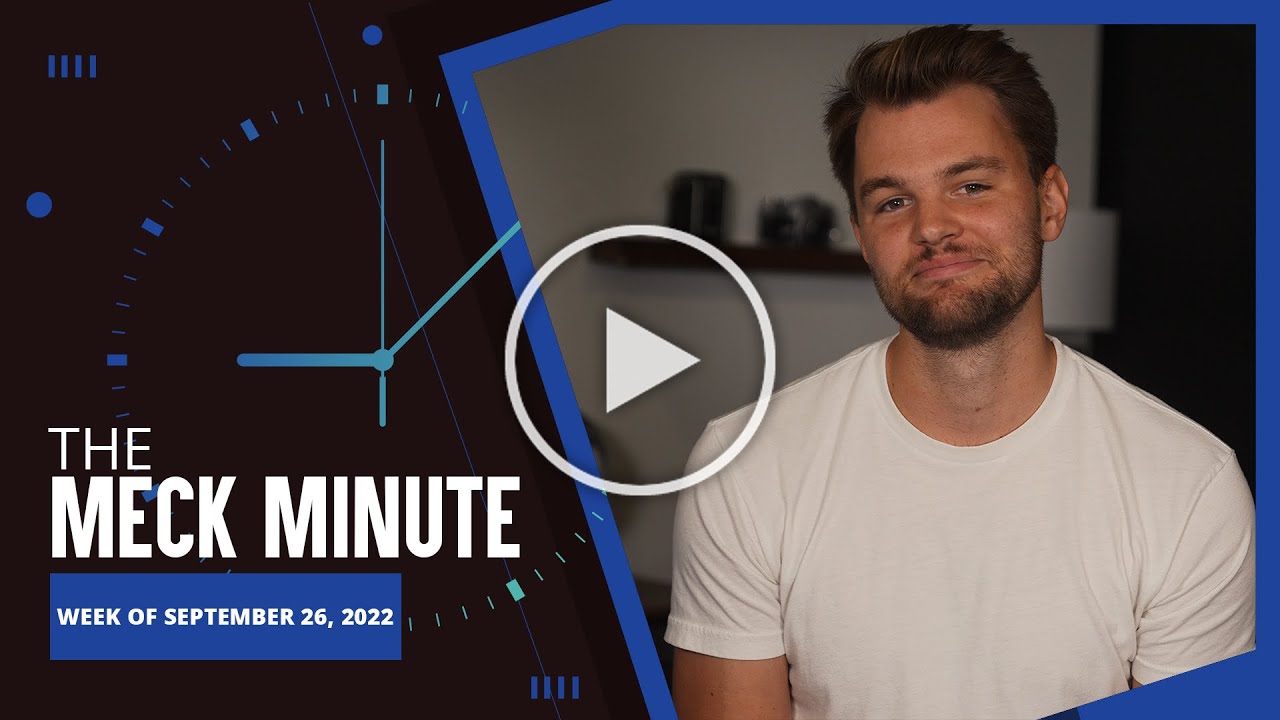 WE NEED YOU! - Meck Minute - September 26th - YouTube