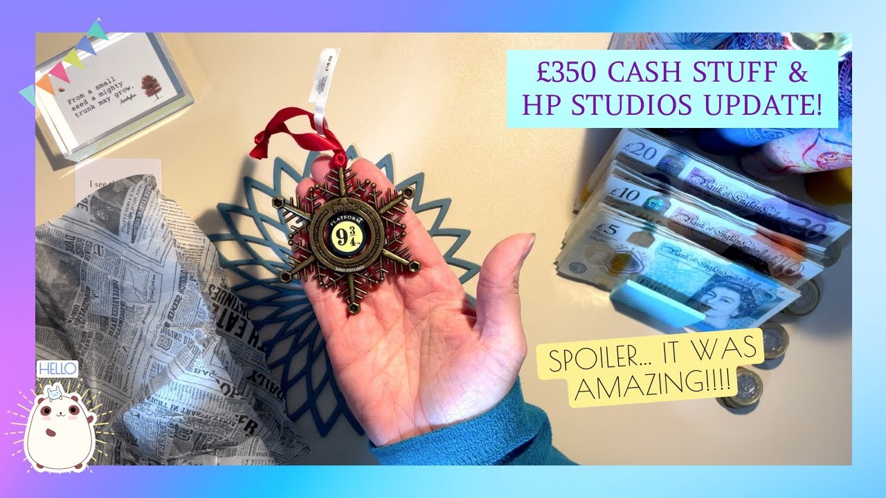 £350 Cash Stuff & HP Studio Update! | UK Cash Stuffing | Budgeting ...