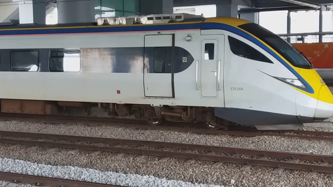2/11/2018 KTM ETS Class 93 (ETS 204) depart from Sungai Buloh - YouTube