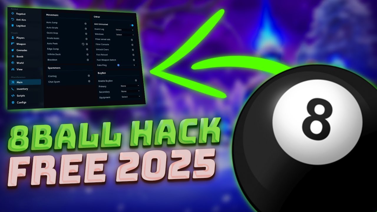 [HACK MENU] 8BALL POOL HACK | Free Download 2025 & Undetect | Emulator Cheat Menu - YouTube