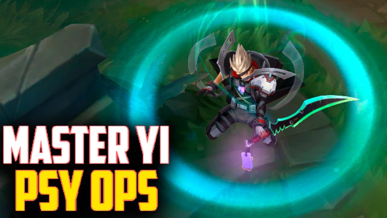MASTER YI PSYOPS - NOVA SKIN DO MASTER YI - YouTube