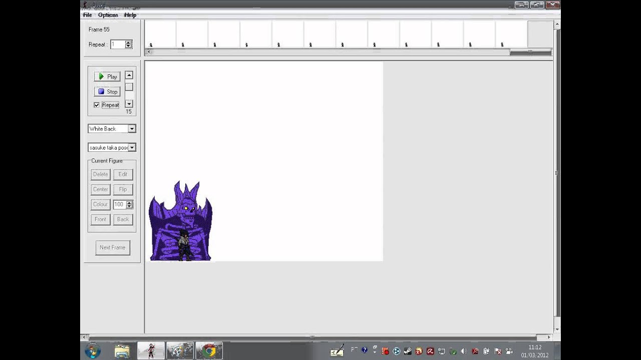 Sasuke Amaterasu and Susanoo Sprites - YouTube