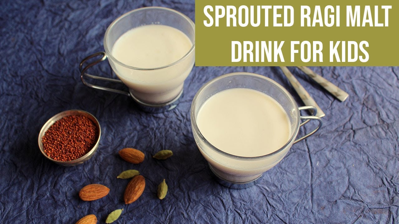 Sprouted Ragi Malt Drink - YouTube