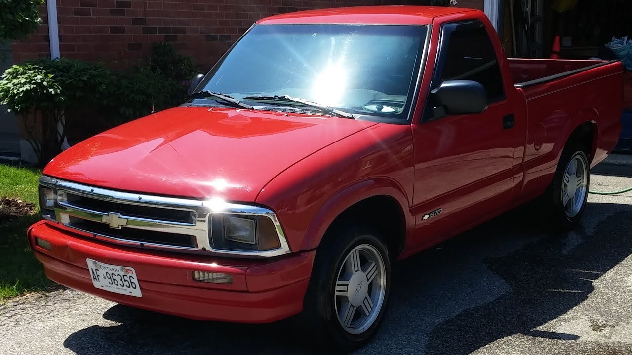 Chevy s10 4.3l 5spd 1/4 mile - YouTube