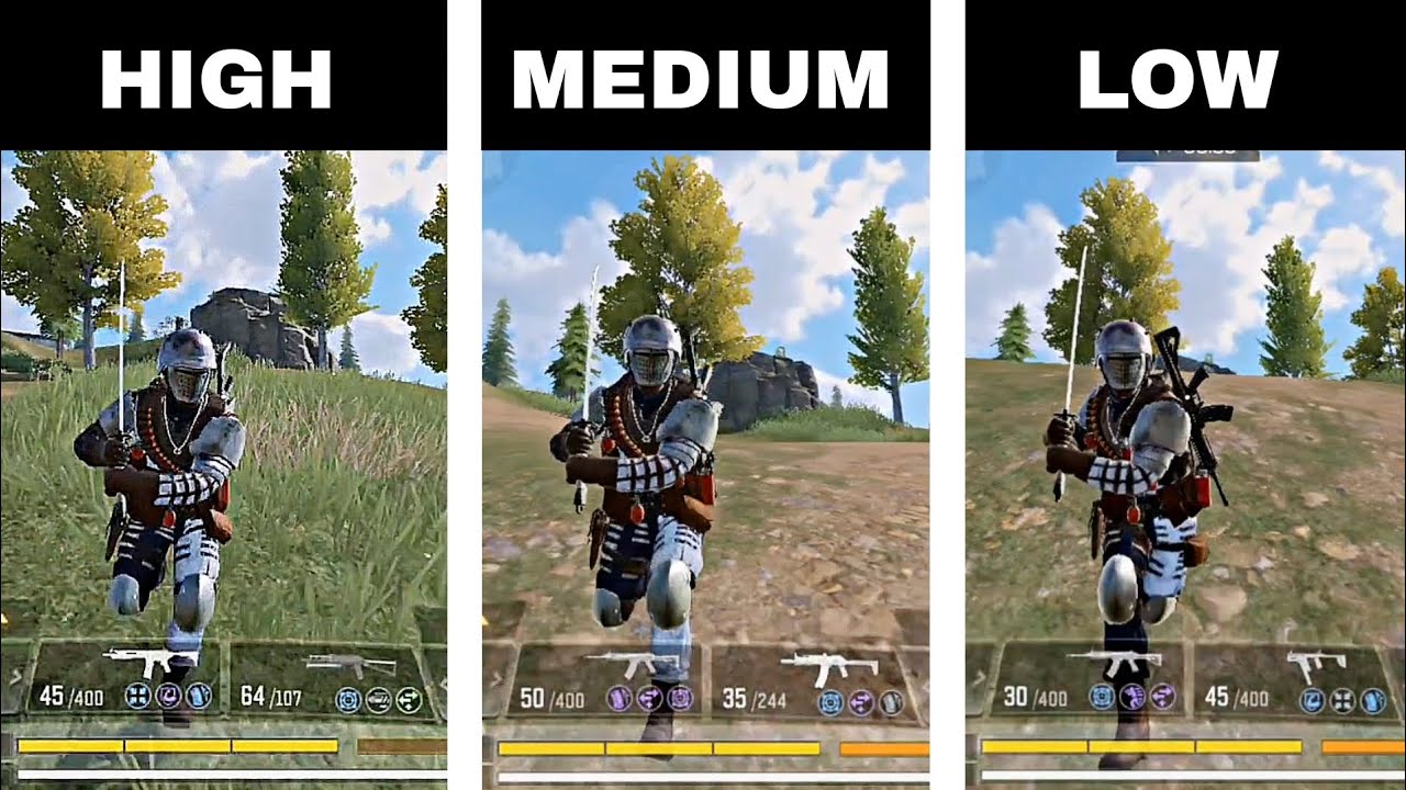 Call of Duty MOBILE High, Medium and Low | GRAPHICS COMPARISON and FPS ...