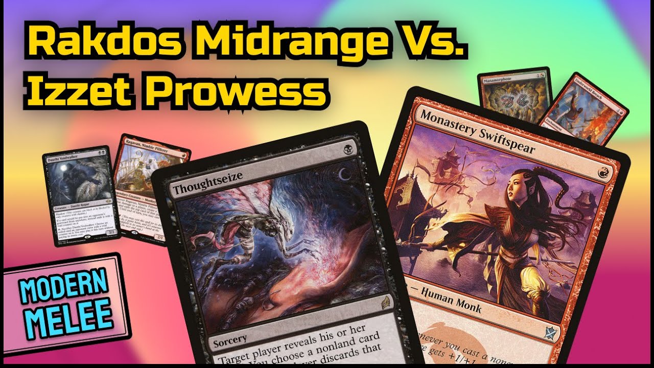 Rakdos Midrange Vs. Izzet Prowess l LIVE MTG Modern Gameplay | Modern Melee - YouTube
