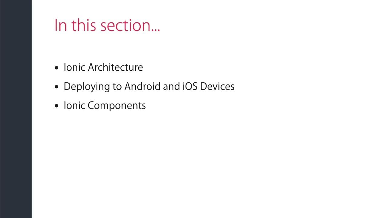 Ionic #1 - Introduction [By Mosh Hamedani] - YouTube
