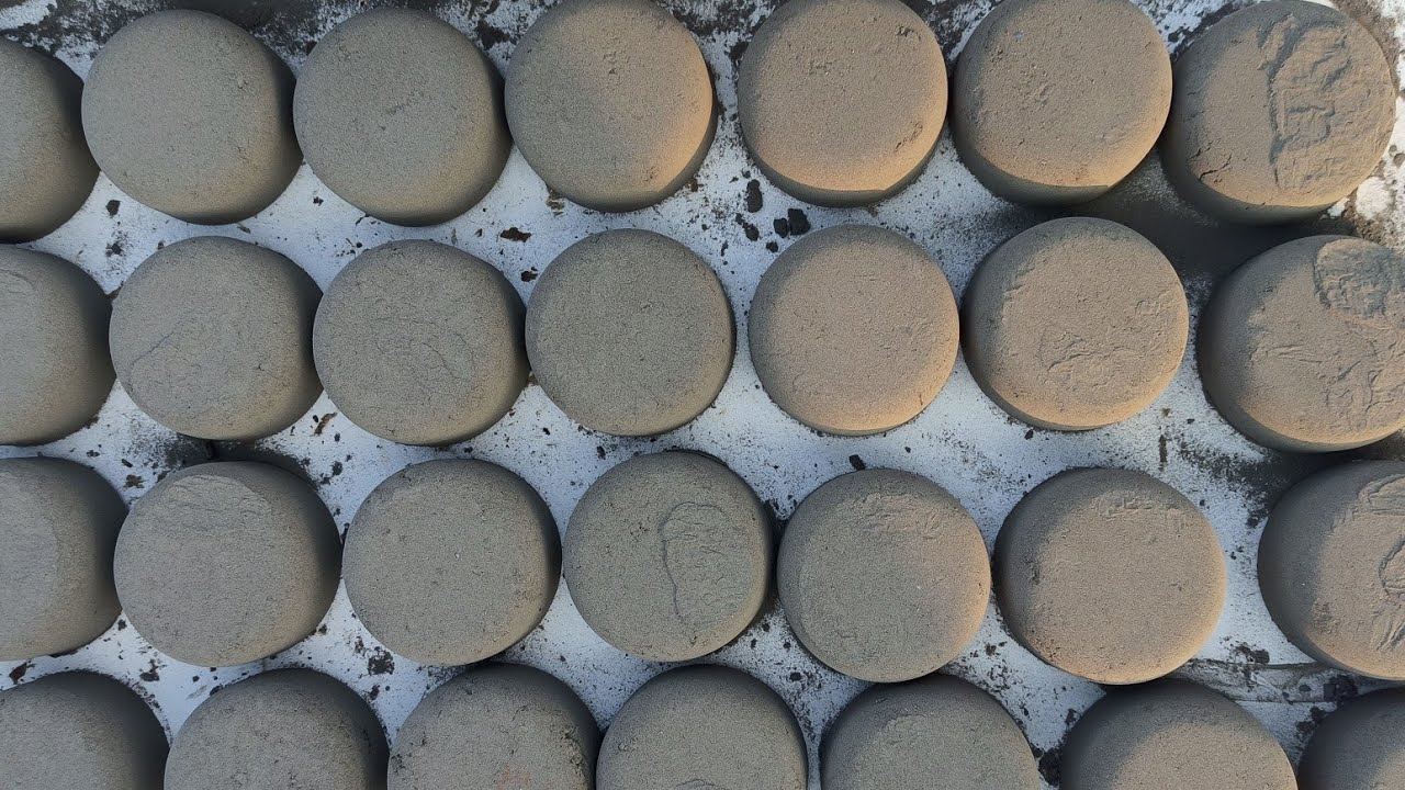 pure cement series 9🌟: pure cement tiny cups shapes crumbling dry ...