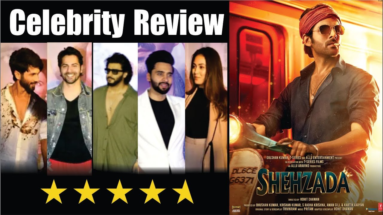Shehzada Movie REVIEW by Celebs | Arjun, Shahid, Kartik, Kriti & & Many ...