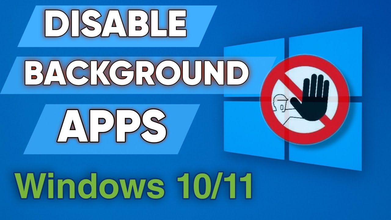 How to disable background apps in windows 10 || turn off background ...