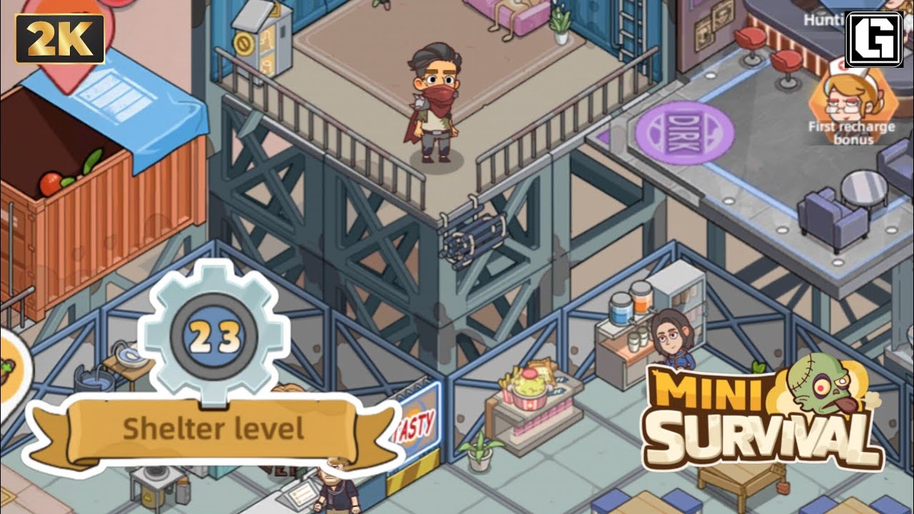 Mini Survival: Zombie Fight | Shelter Level 23 Upgrade | GameFT - YouTube