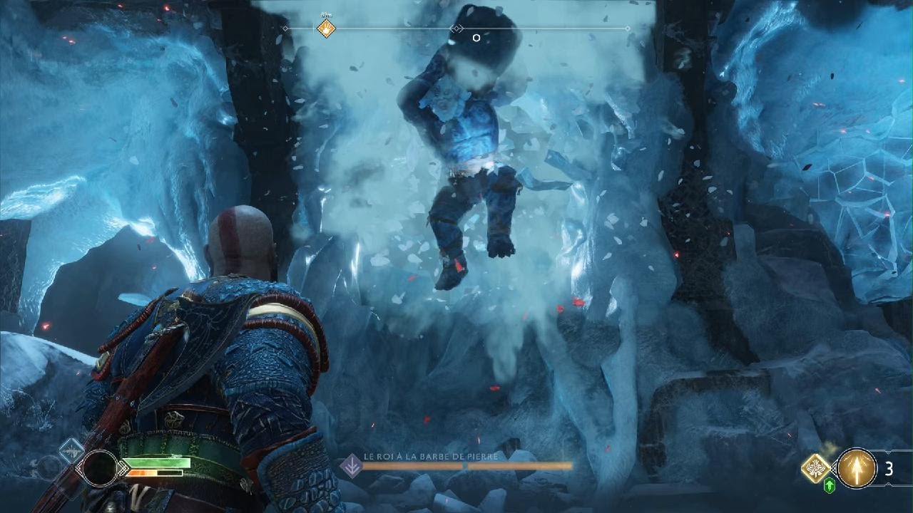 God of War PS5 : Ice boss fight - YouTube