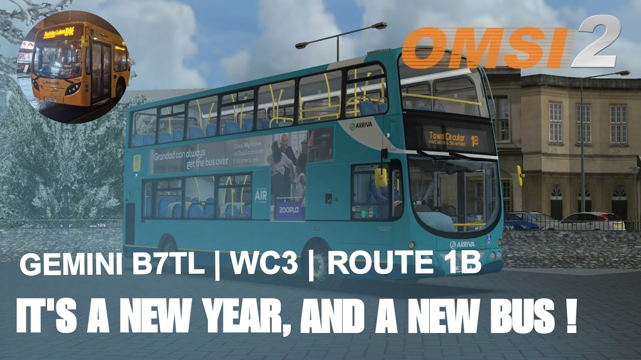 (New release) (OMSI 2) Arriva K&S Volvo Gemini 1 B7TL (LJ51 DHE - 6123 ...