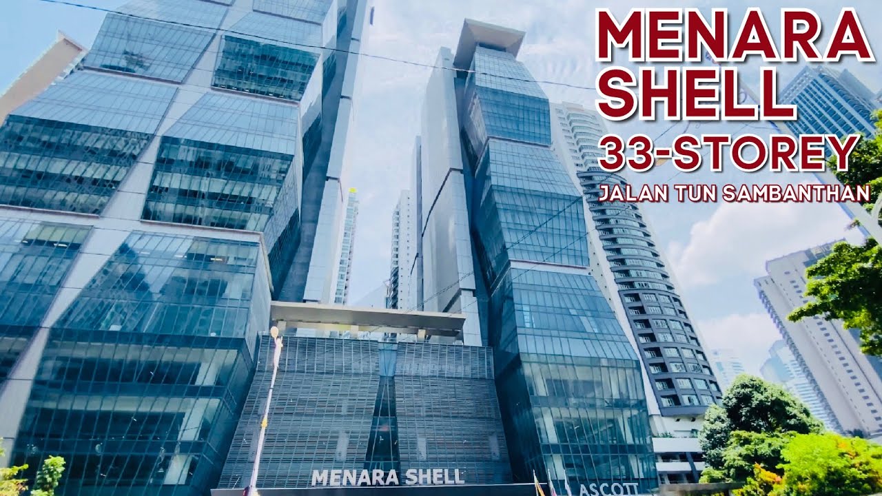 [4K Walk] Menara Shell is a commercial development consisting of a 33 ...