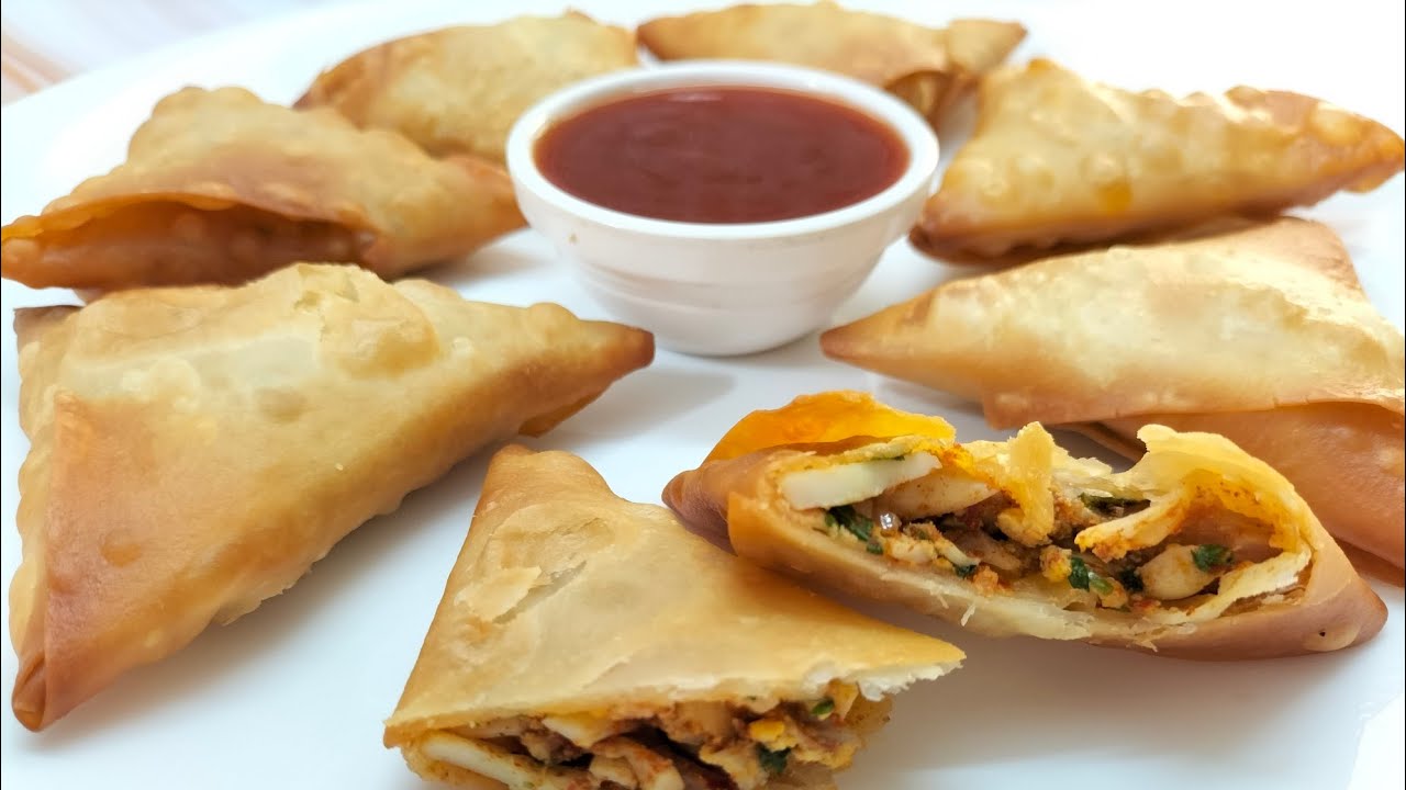 Egg Samosa | Quick and Easy Samosa | Crispy Egg Snack | - YouTube