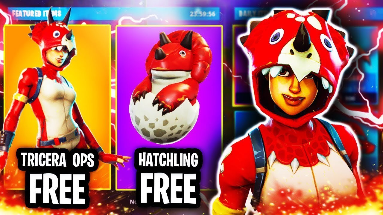TRICERA OPS BACK ! Fortnite ITEM SHOP May 22! NEW Featured items and ...