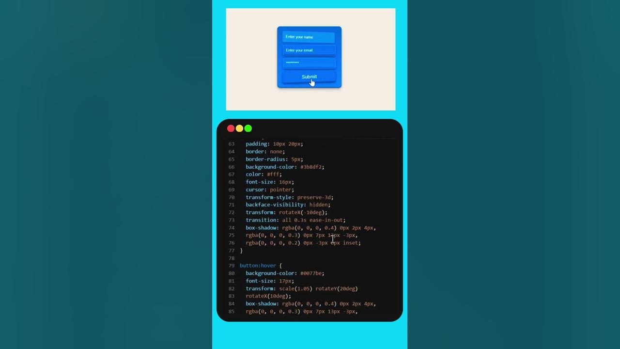 Css Animation Form Digitalcodingadda Coding Uidesignlearning Webdesign Webdevelopment Youtube