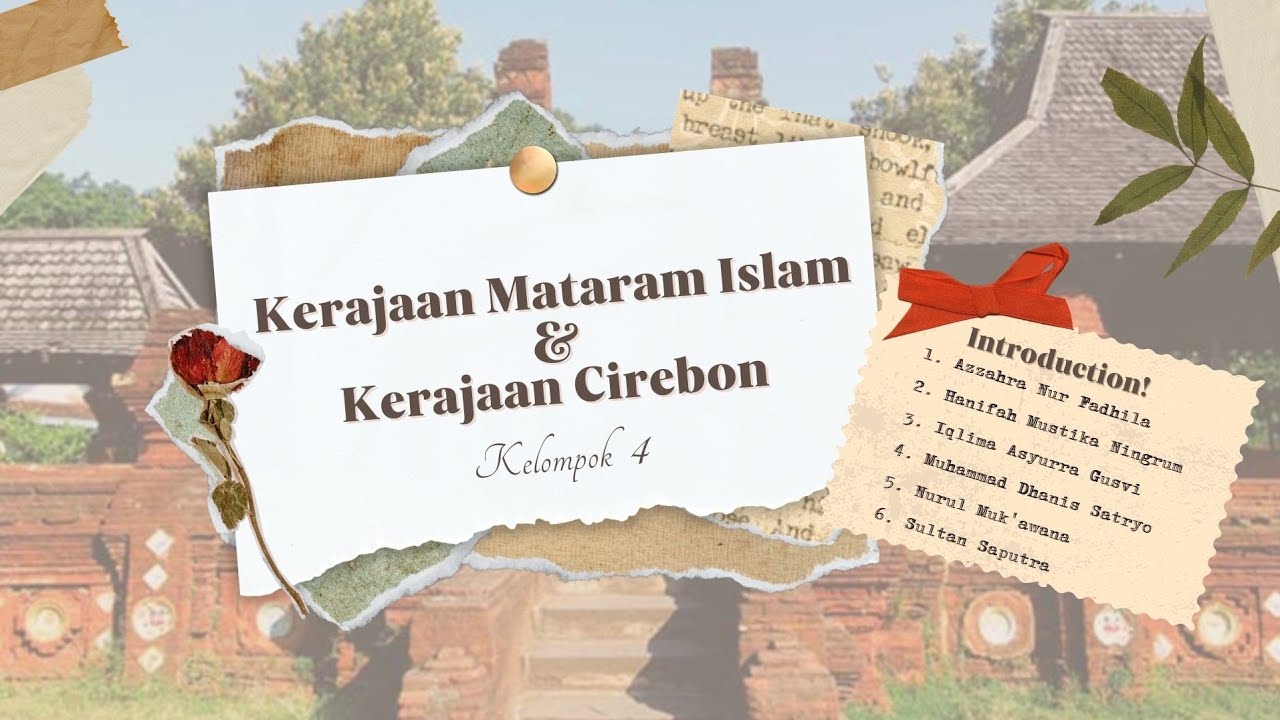 Kerajaan Mataram Islam & Kerajaan Cirebon| kelompok 4 - YouTube