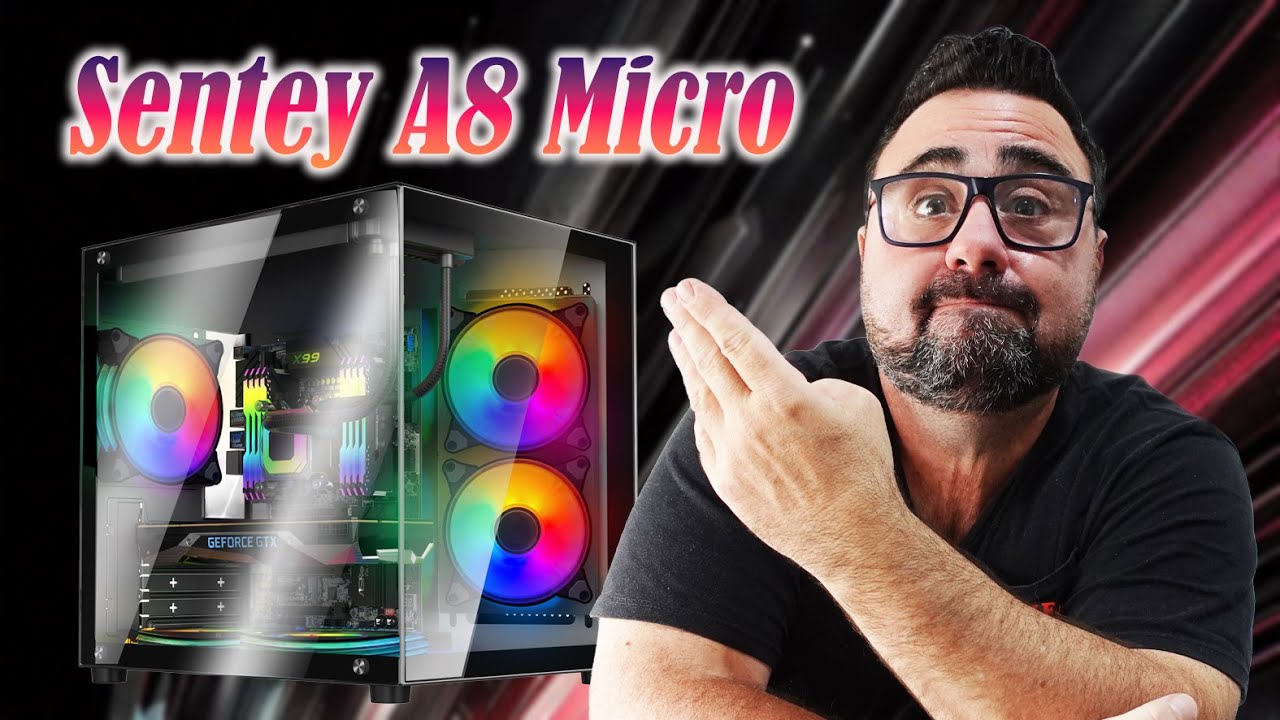 Gabinete Sentey A8 - Mini review en Vivo - YouTube