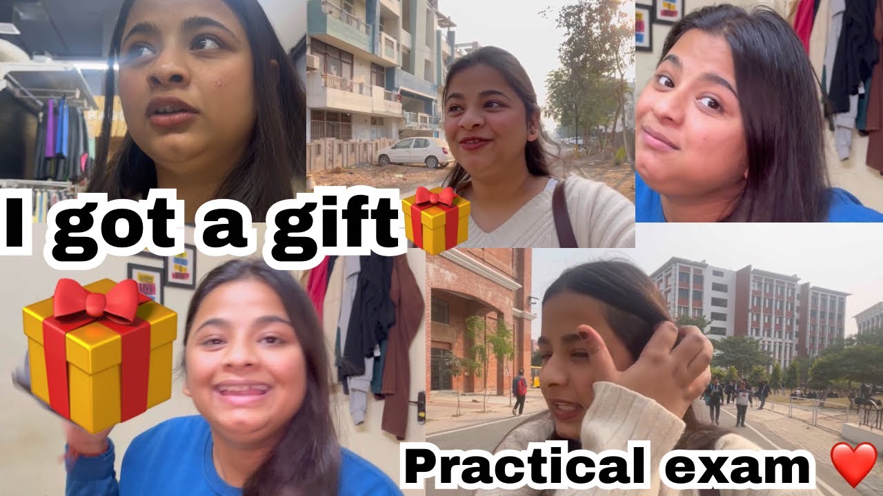 |2nd day of practical exam|I got a gift on Christmas day|Thand me baarish| - YouTube
