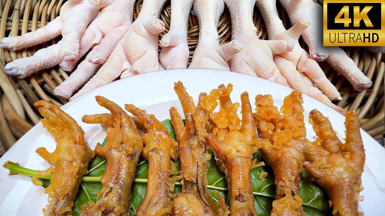 Yummy Fried Chicken Feet Recipe | Asian Food @foodatasty - YouTube
