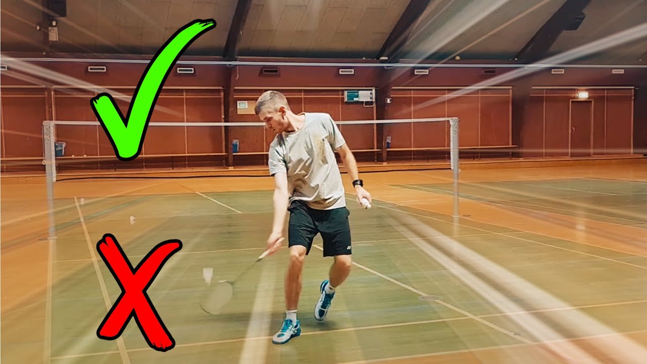 How to hit a HIGH BACKHAND in Badminton? - YouTube