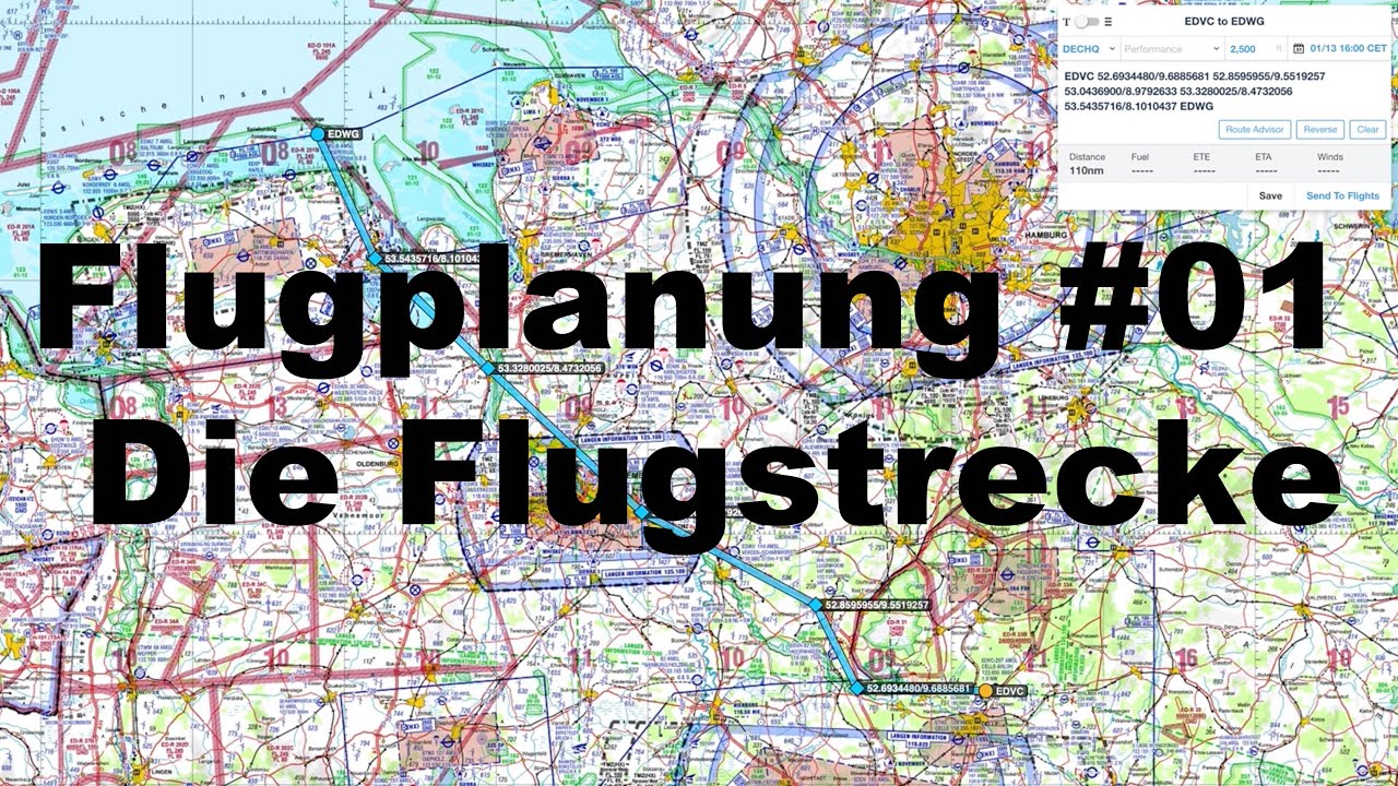 Flugplanung Tutorial #01 - Planung der Flugstrecke - YouTube