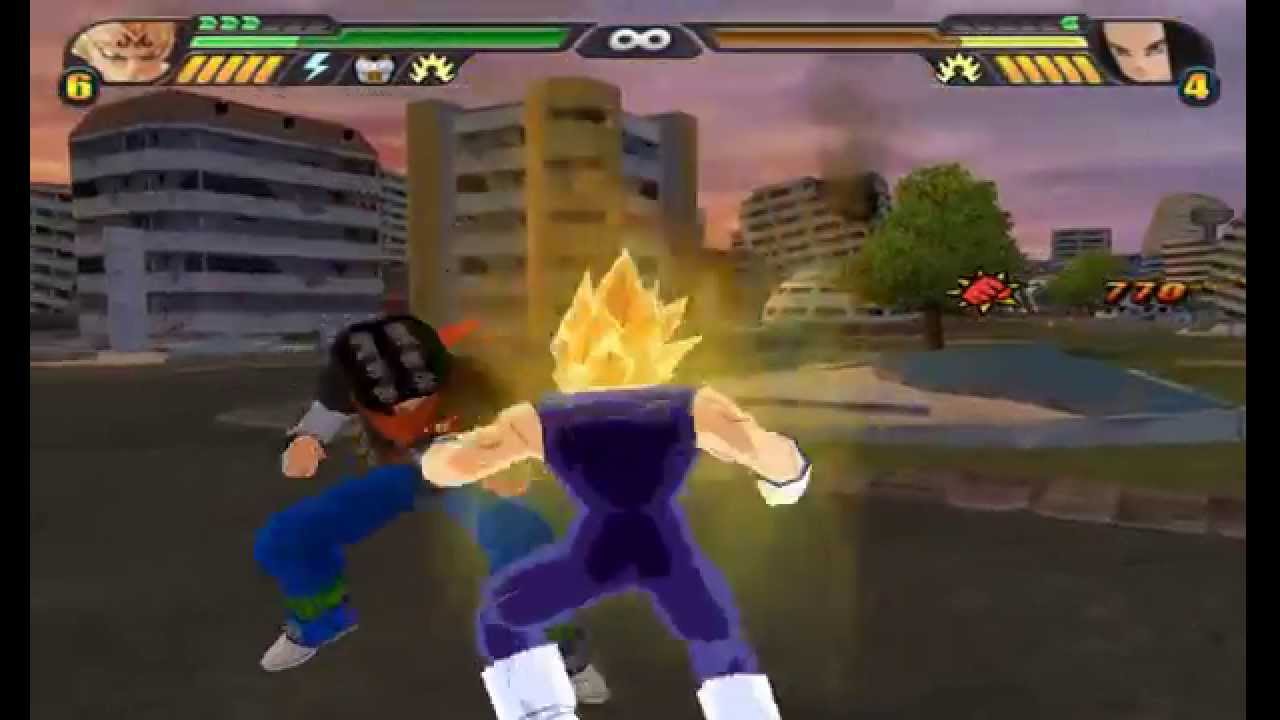 Majin Vegeta vs Android 17 - YouTube