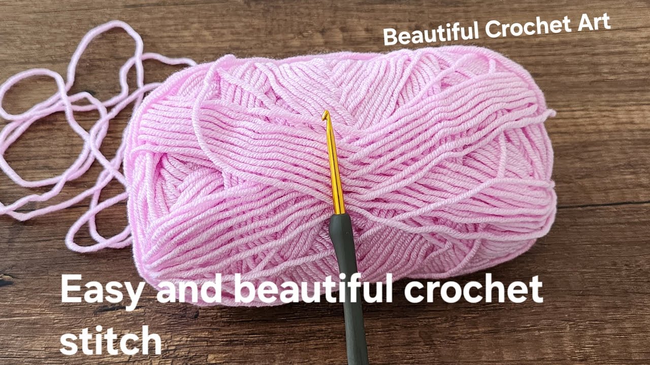 I've never seen such beautiful and easy stitch before. crochet pattern ...