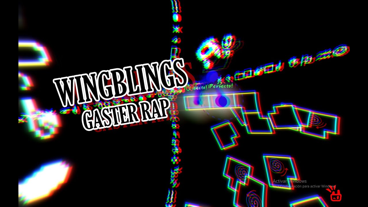 [ADOFAI Custom] WINGBLINGS FNF (Gaster Rap MOD) - YouTube