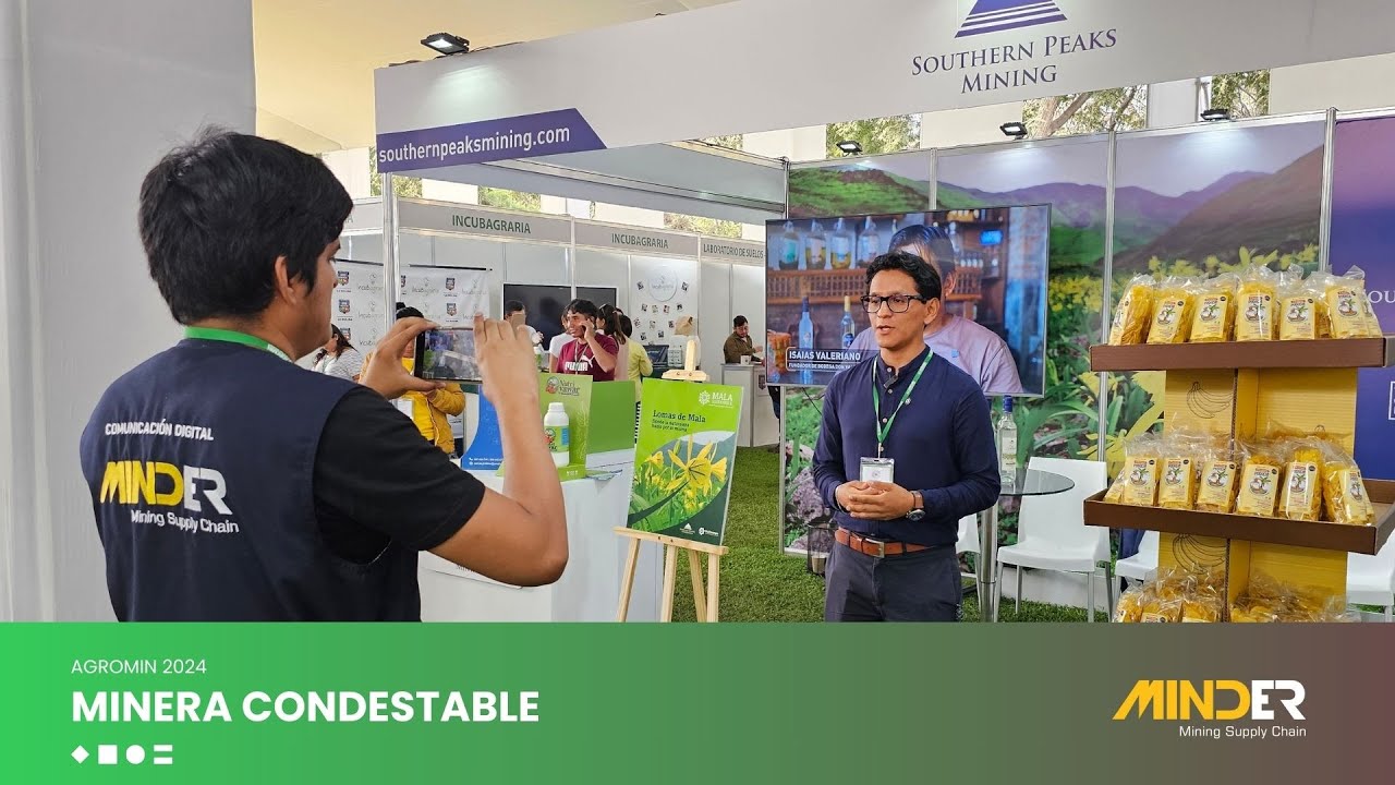 Compañia Minera Condestable | MINDER en AGROMIN Perú 2024 #5 - YouTube