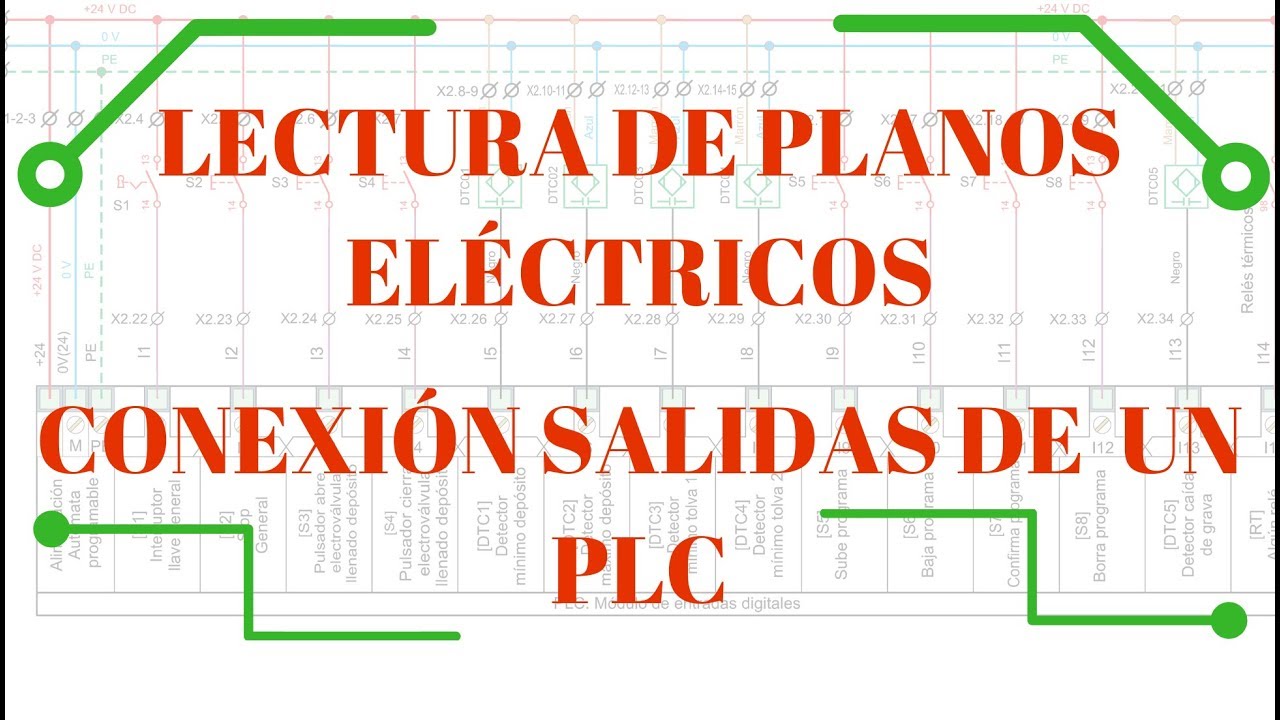 08 Lectura de planos eléctricos industriales | Conexión salidas de un ...