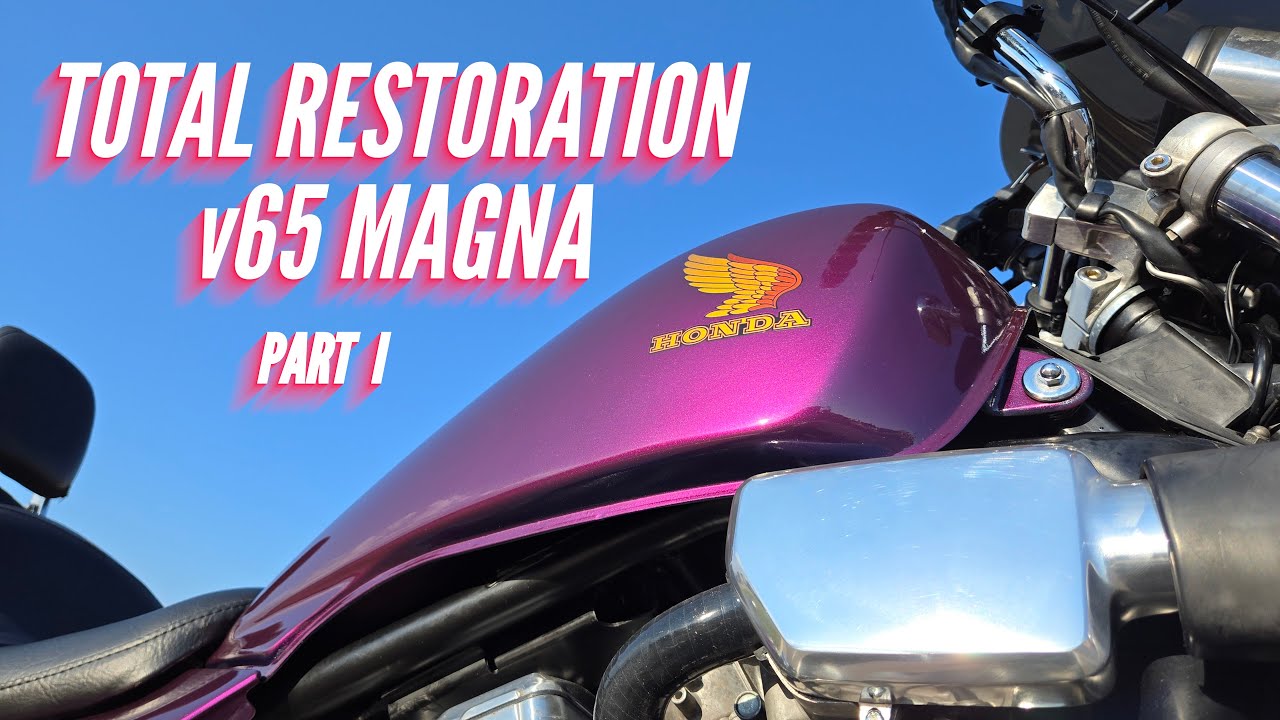 v65 Magna Restoration Honda VF1100C 1983 4k Part1 - YouTube
