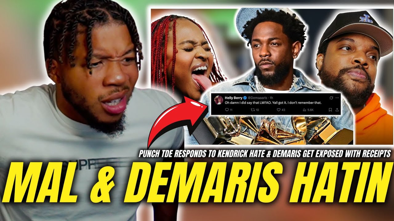 Punch TDE RESPONDS To Mal & Demaris’s Kendrick Hate! Demaris Gets ...