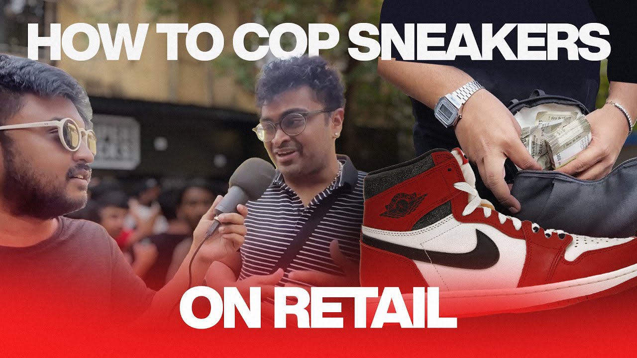 HOW TO COP SNEAKERS ON RETAIL IN INDIA 💵😱💵 Chicago LOST AND FOUND Raffle Drop - YouTube