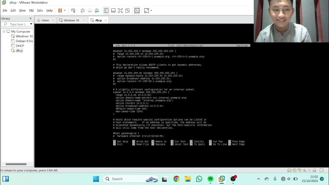 TUTORIAL INSTALL DHCP SERVER - YouTube