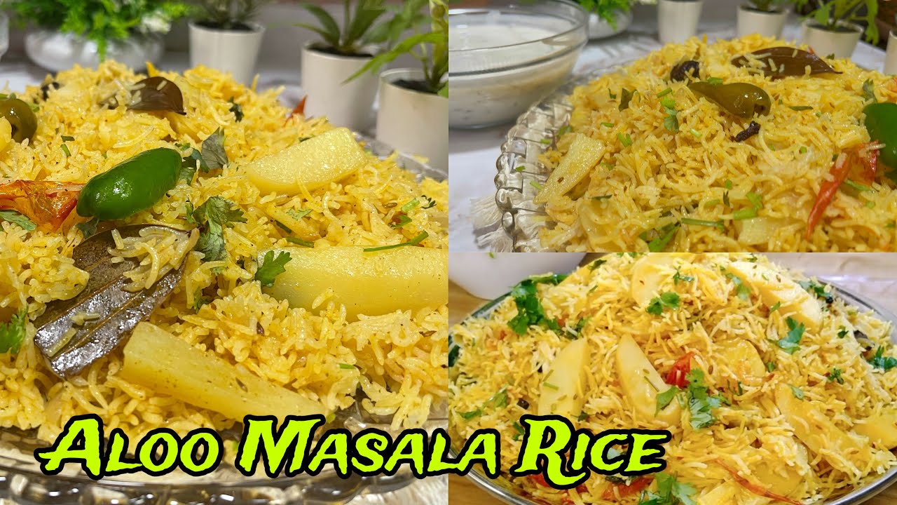 Aloo Masala Rice Recipe 2023 | Aloo Tahari Recipe | Easy & Quick Aloo ...