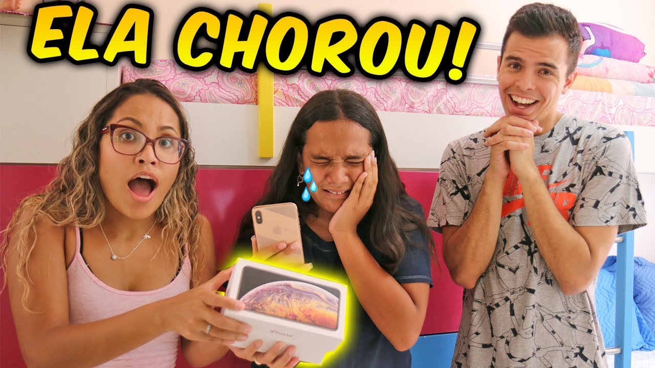 Demos Um Iphone X Max Para Minha IrmÃzinha Youtube