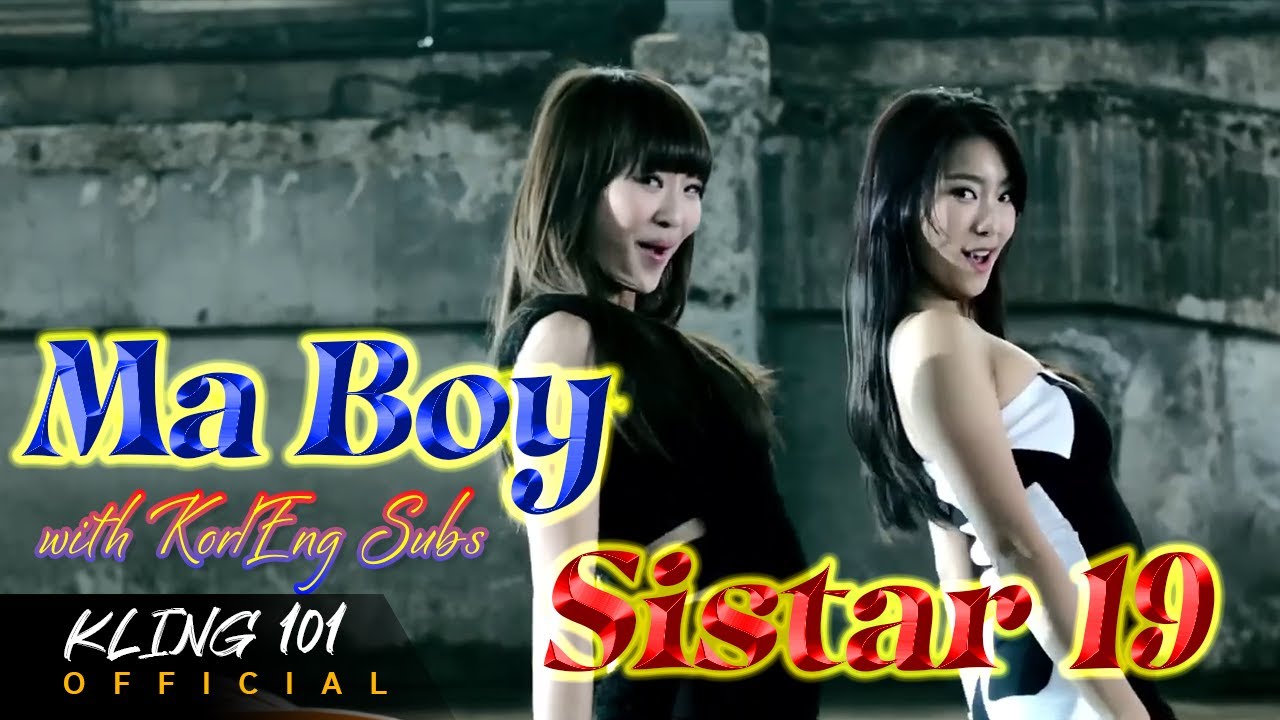 Sistar19 "Ma Boy" Full Music Video with Korean/English Subs - YouTube