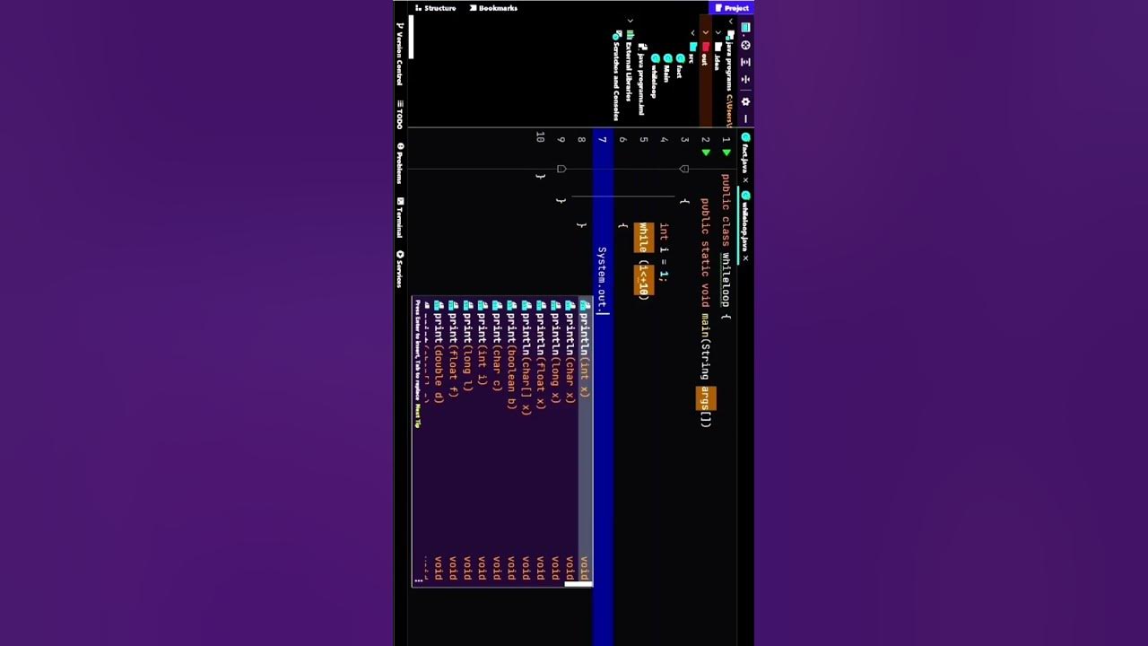 Simple Way To Do A While Loop In Java Intellij Idea For Java Coding Java Viral Youtube 