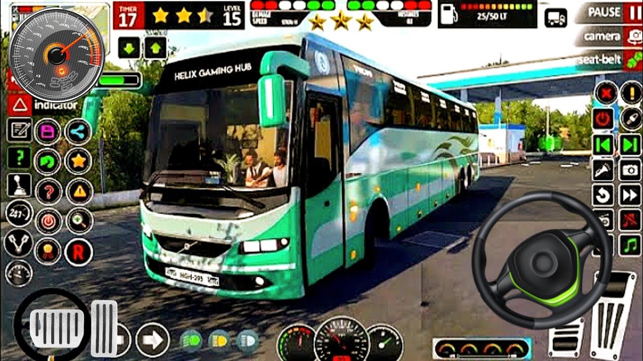 3D Bus city driving simulator game - bus driving game - YouTube