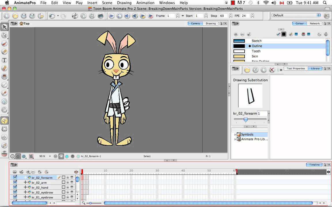 Toon Boom Animate Pro 2 Video Tutorials - 42 creating Ghost Drawings ...