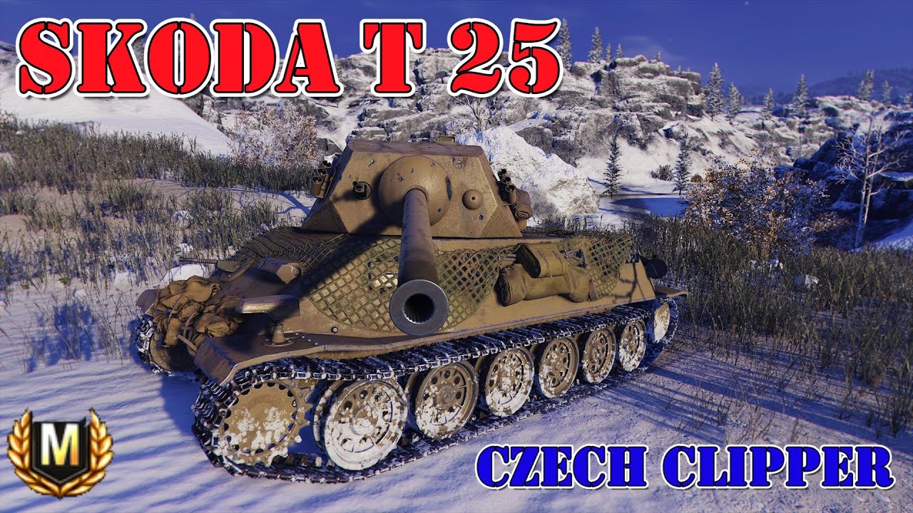 Skoda T 25 Czech Clipper Tier 6 Medium Tank WOT Console - World Of ...